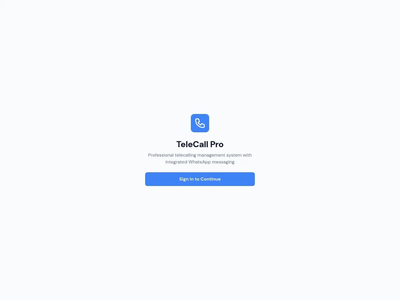 Telecalling Management System with Integrated WhatsApp Features