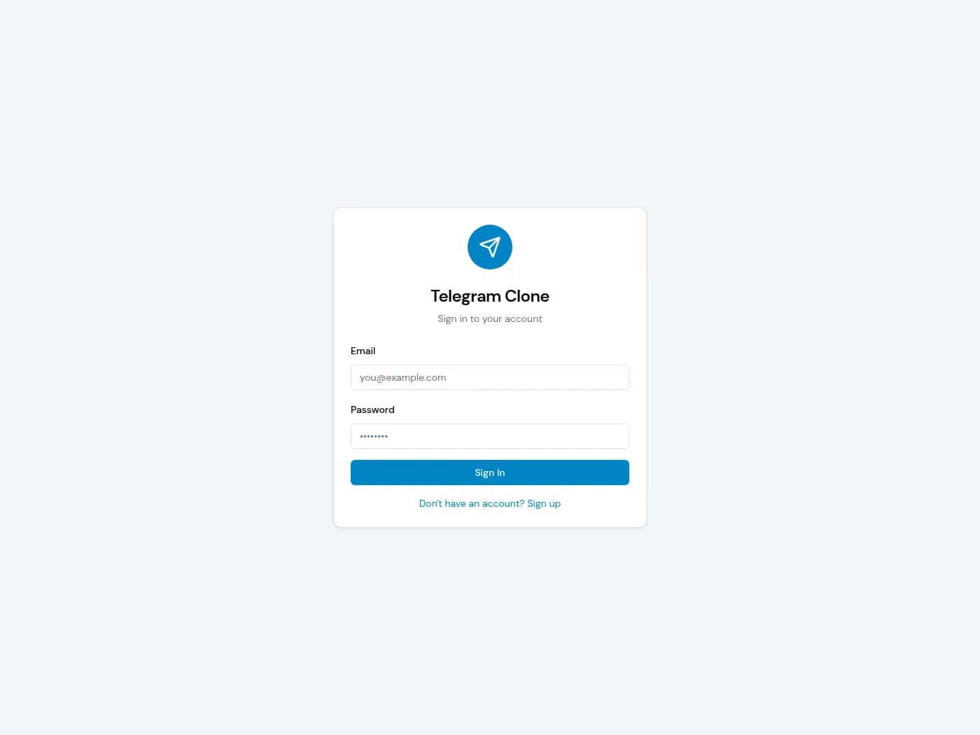 Telegram Messenger Clone