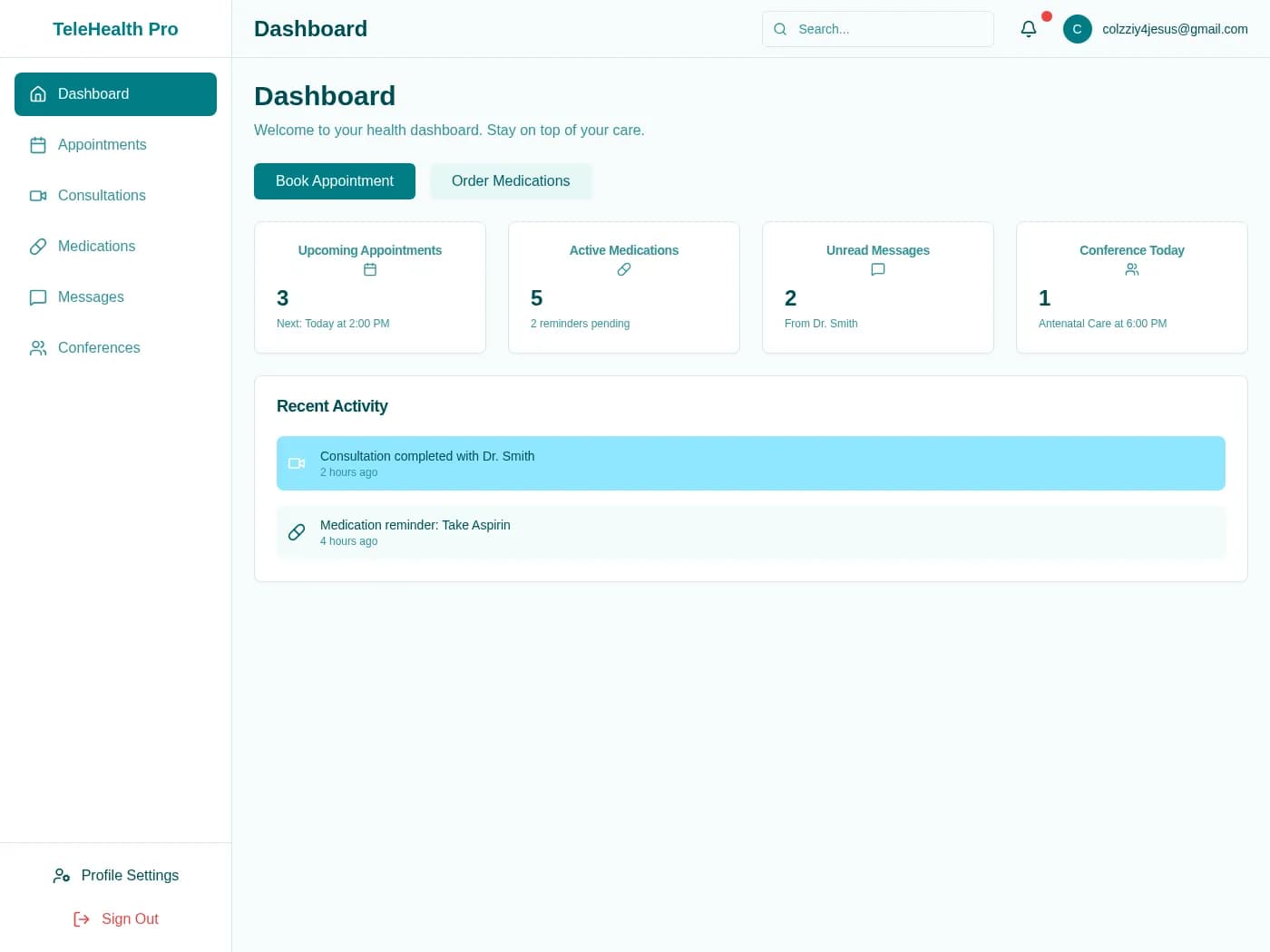 TeleHealth Pro: Comprehensive Virtual Care Platform