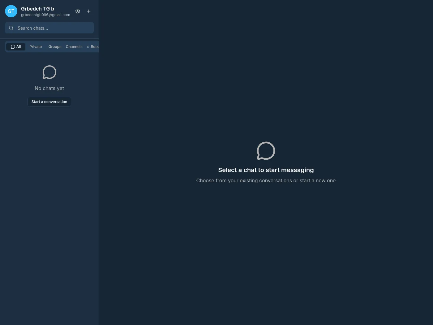 TeleWeb Messenger - Telegram-Inspired Web App
