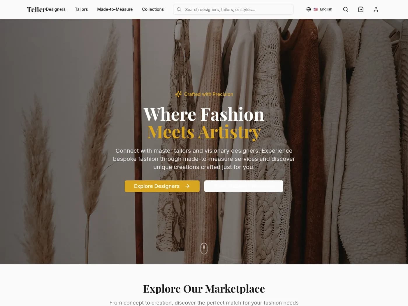 Telier - Fashion Designer & Tailor Marketplace