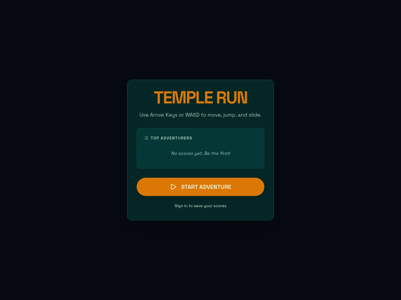 Temple Run Remake