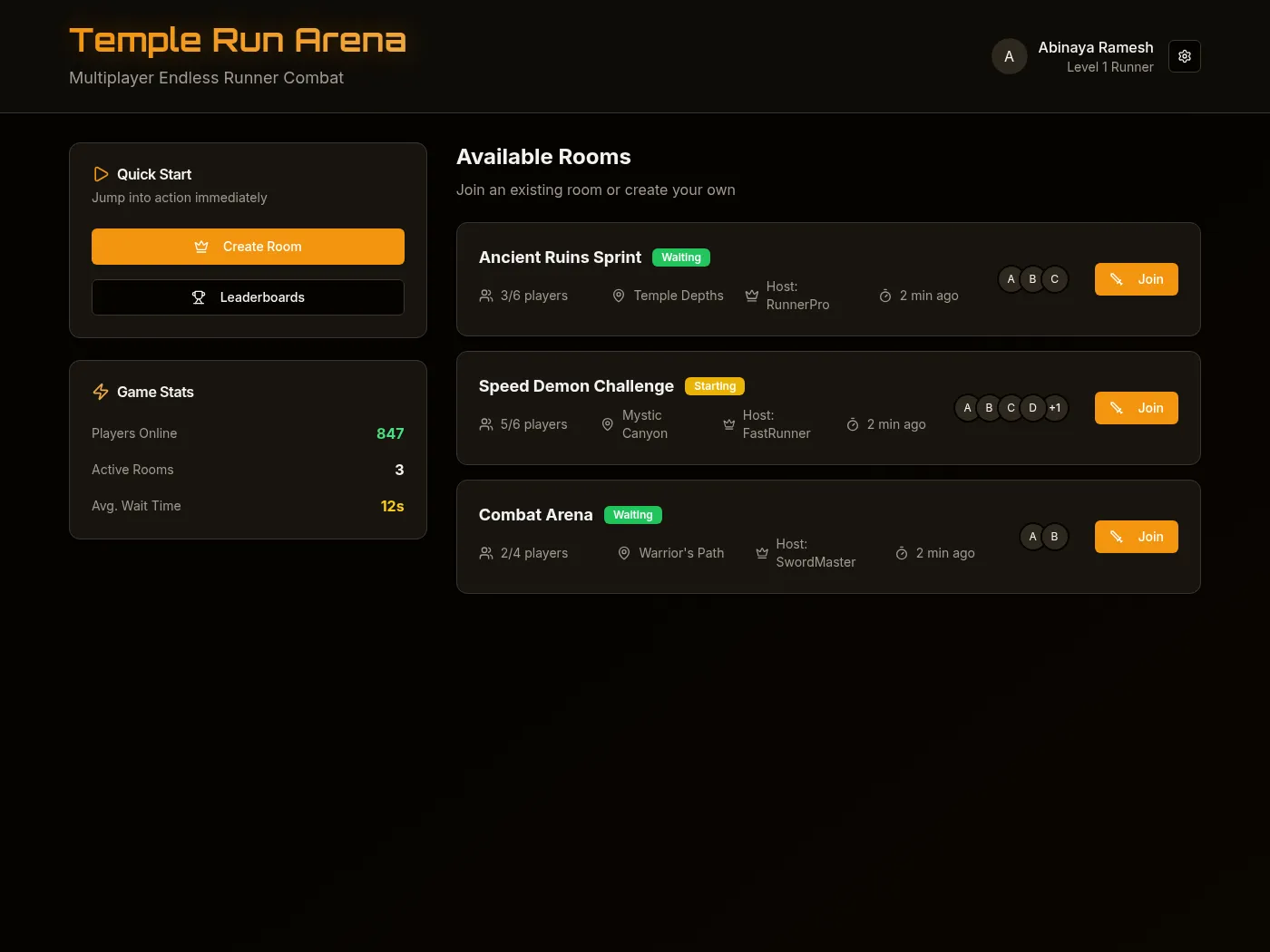 Temple Run Multiplayer: Competitive Online Endless Runner
