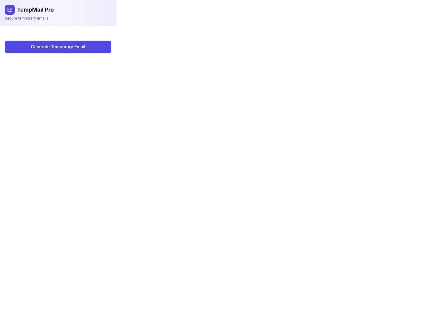 TempMail Chrome Extension