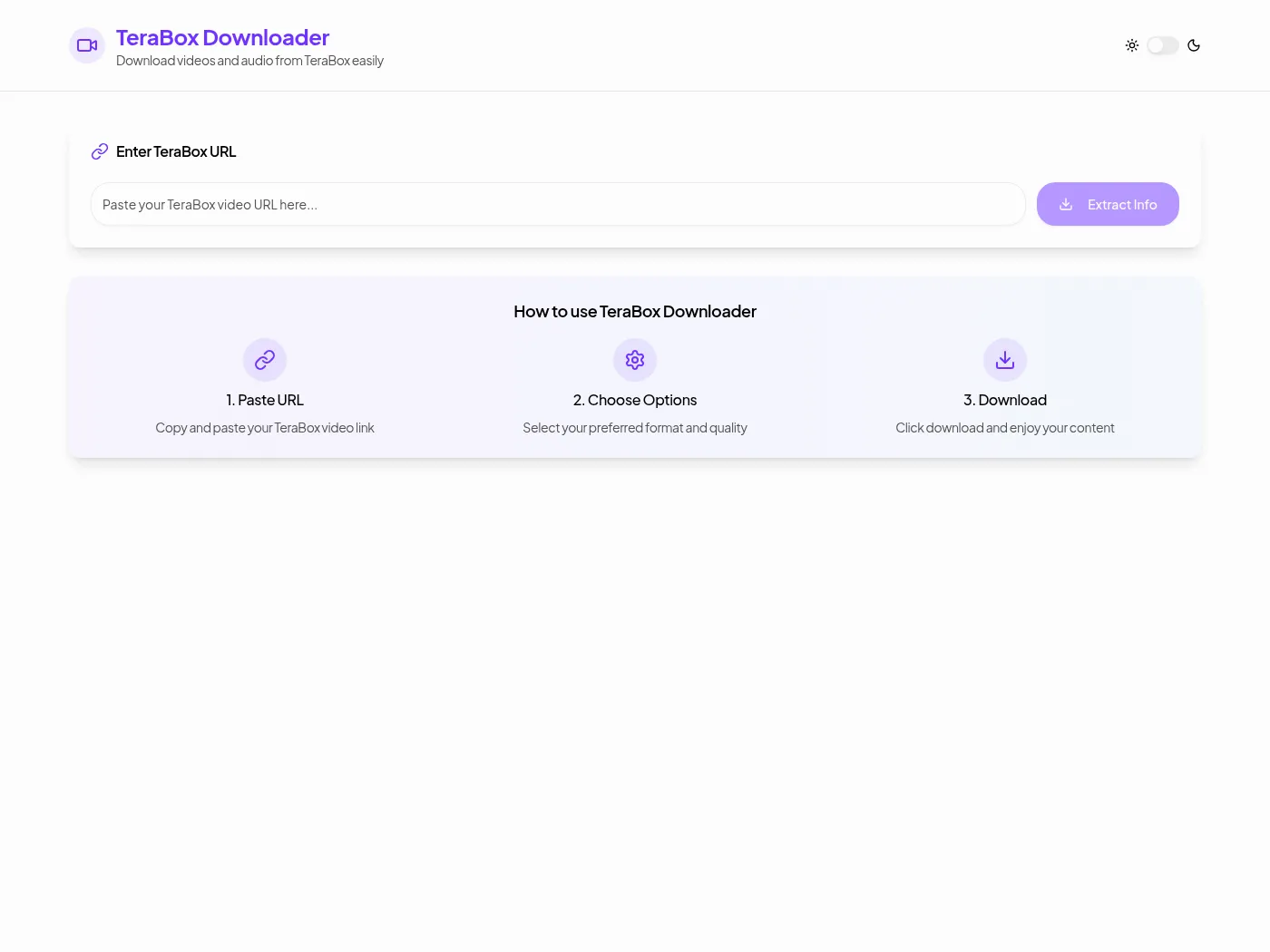 TeraBox Video Downloader