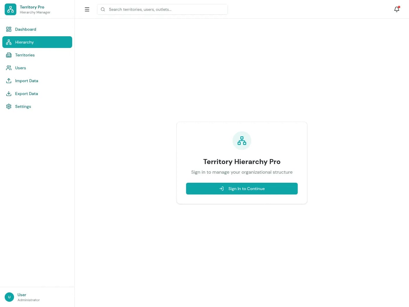 Territory Hierarchy Pro