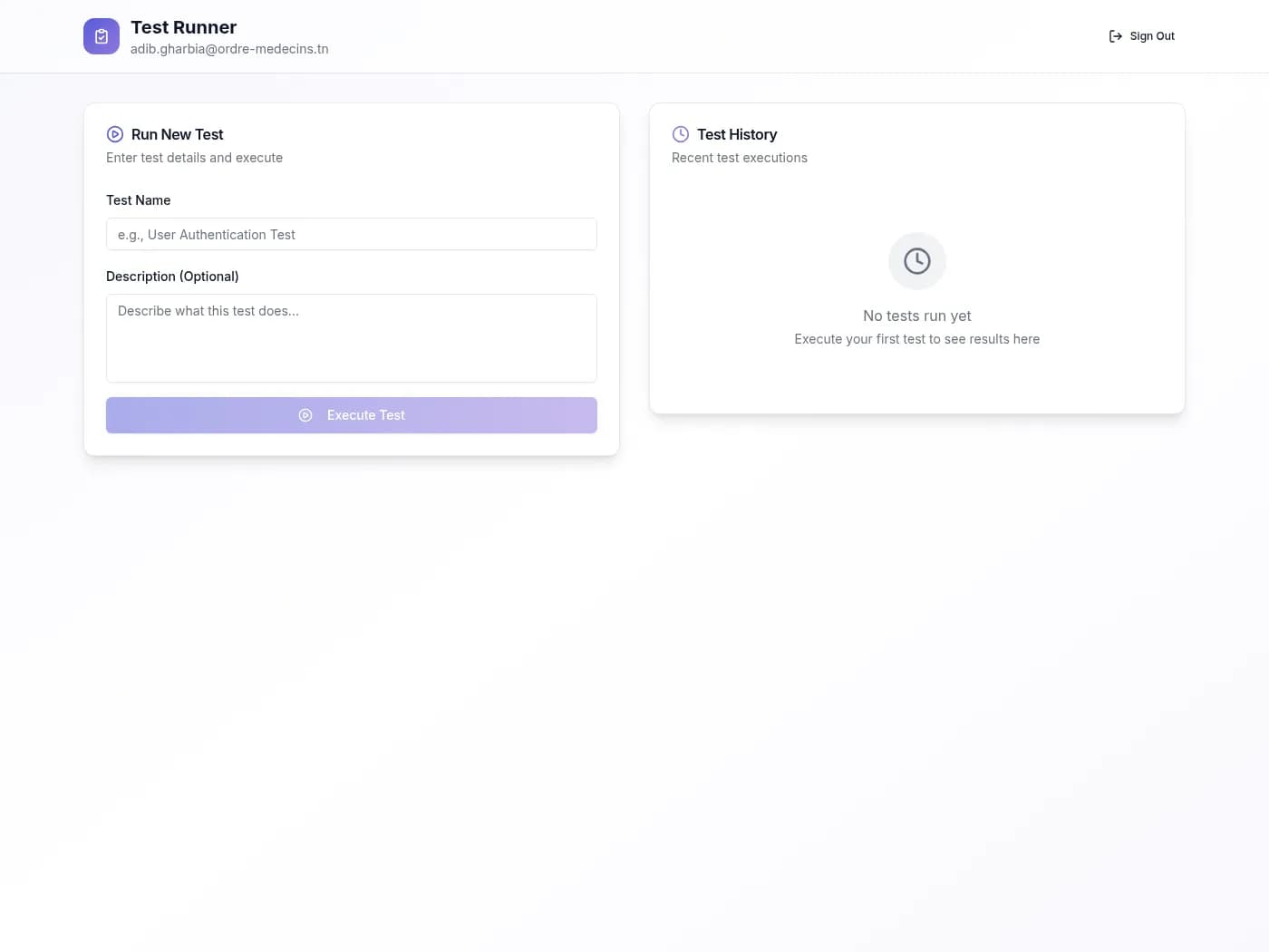 Test Project Example