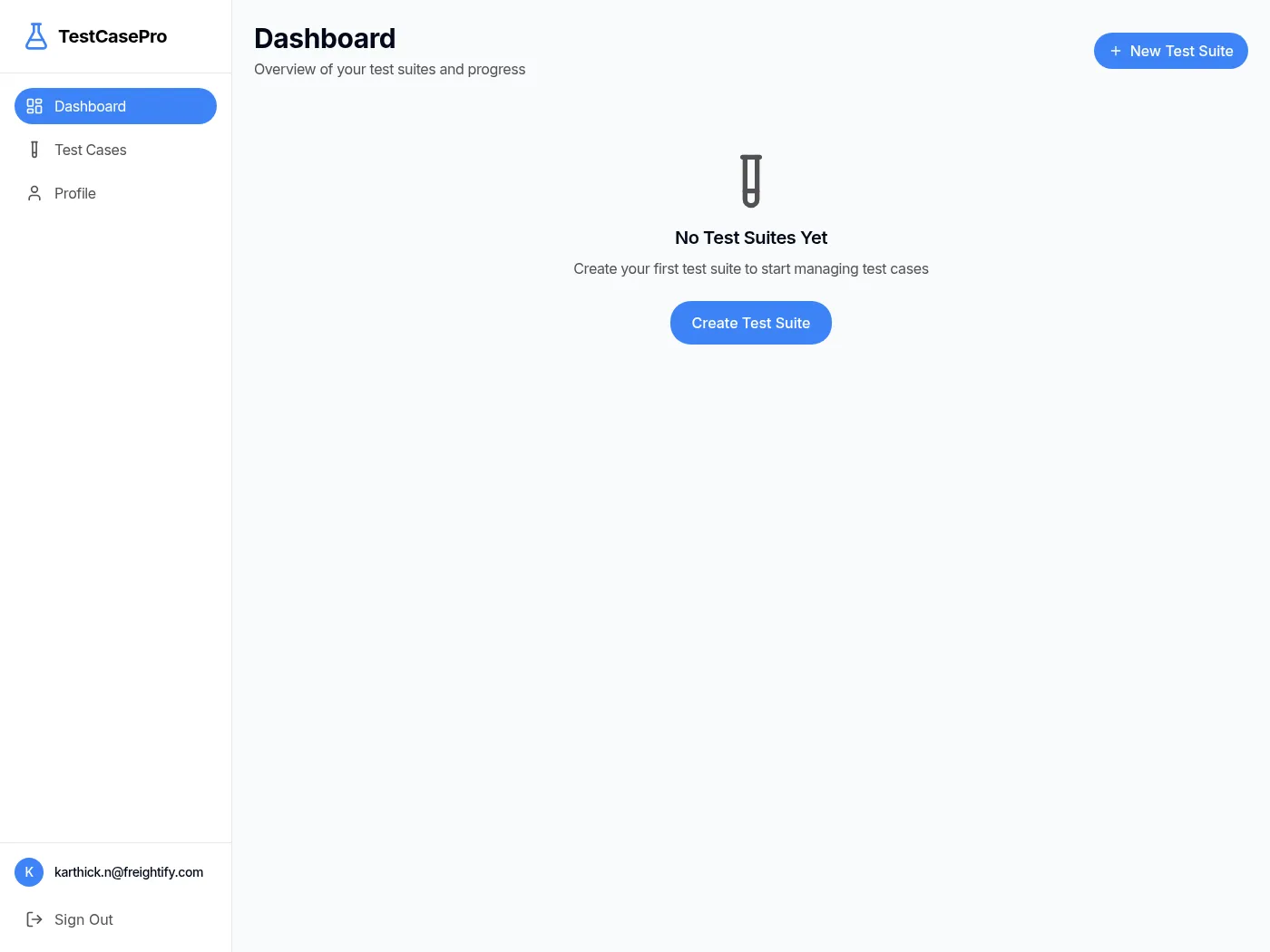 TestCasePro: Comprehensive Test Case Management Platform