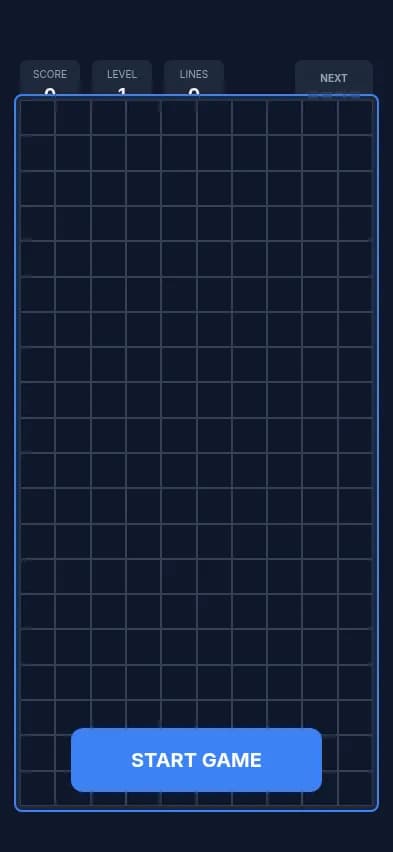 Tetris Android Mobile App