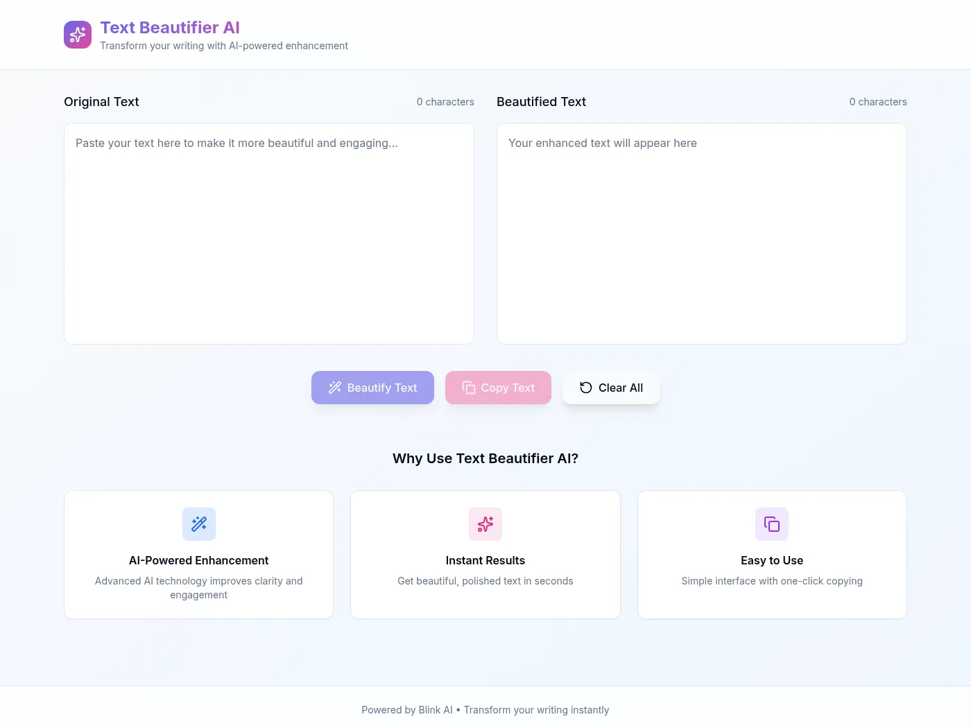 Text Beautifier AI