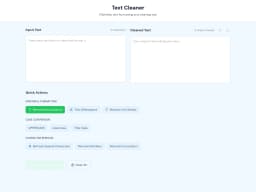 Text Cleaner - Effortless Text Formatting Tool