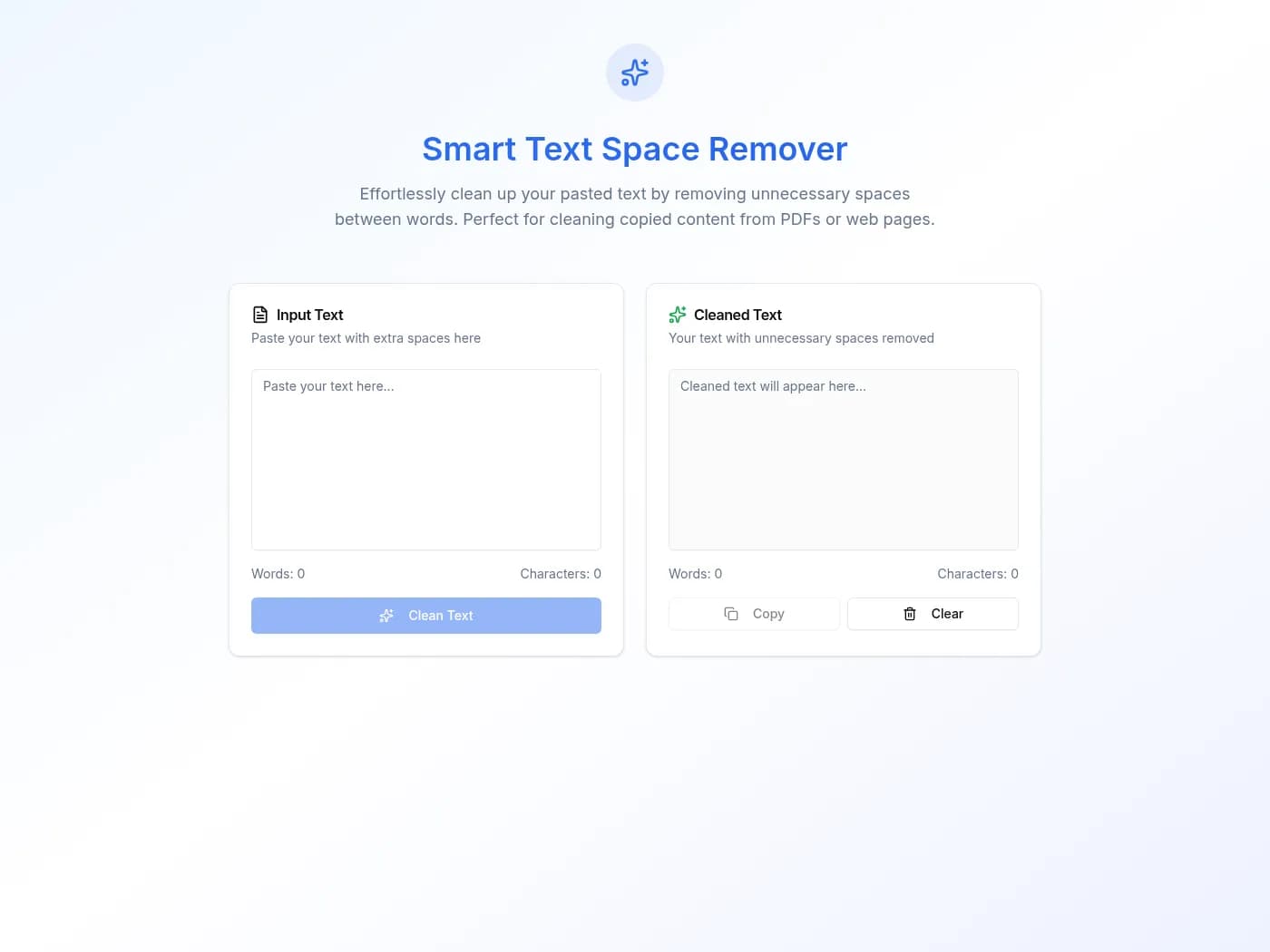 Smart Text Space Remover