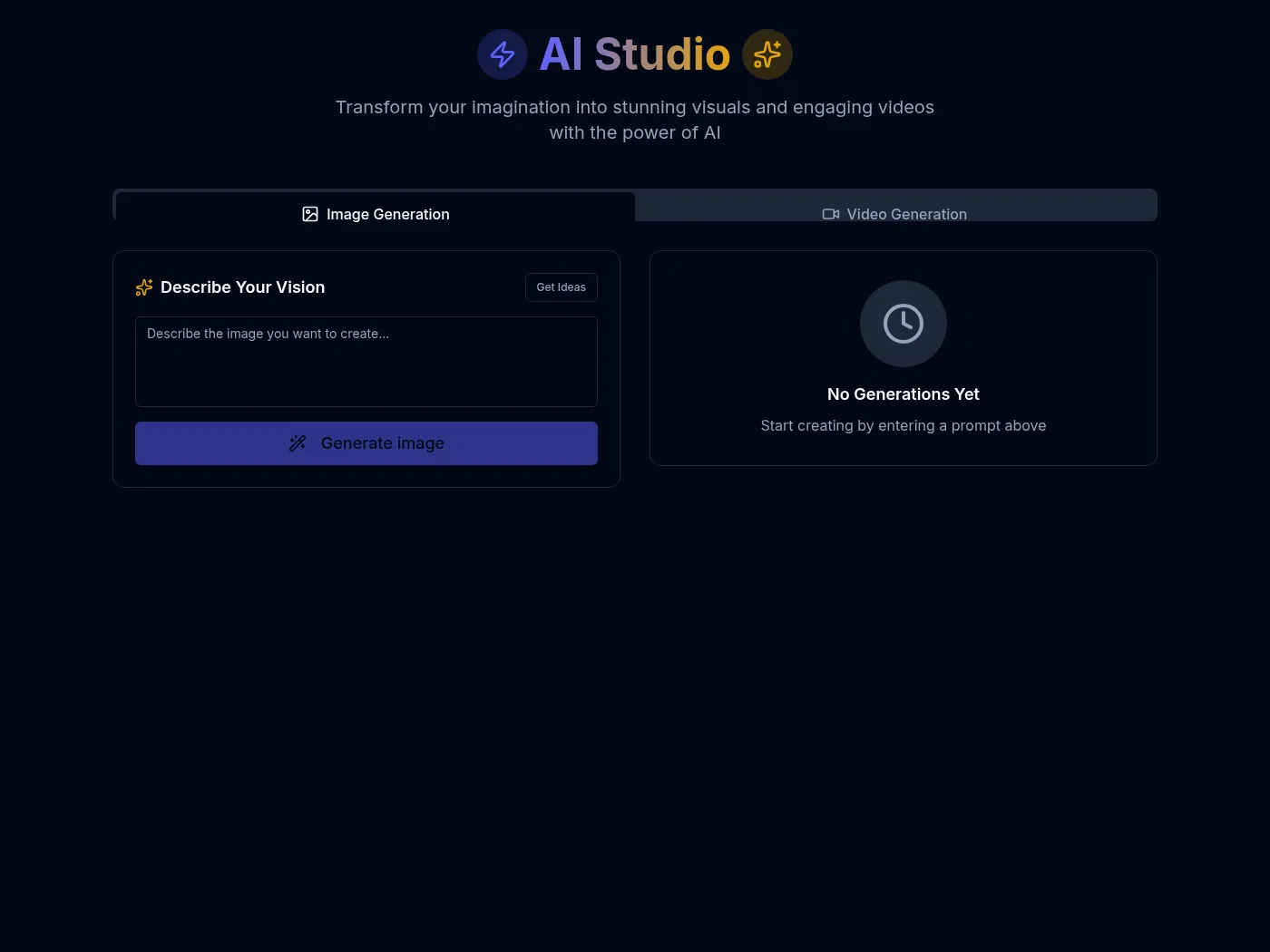 AI-Powered Text to Image & Video Generator