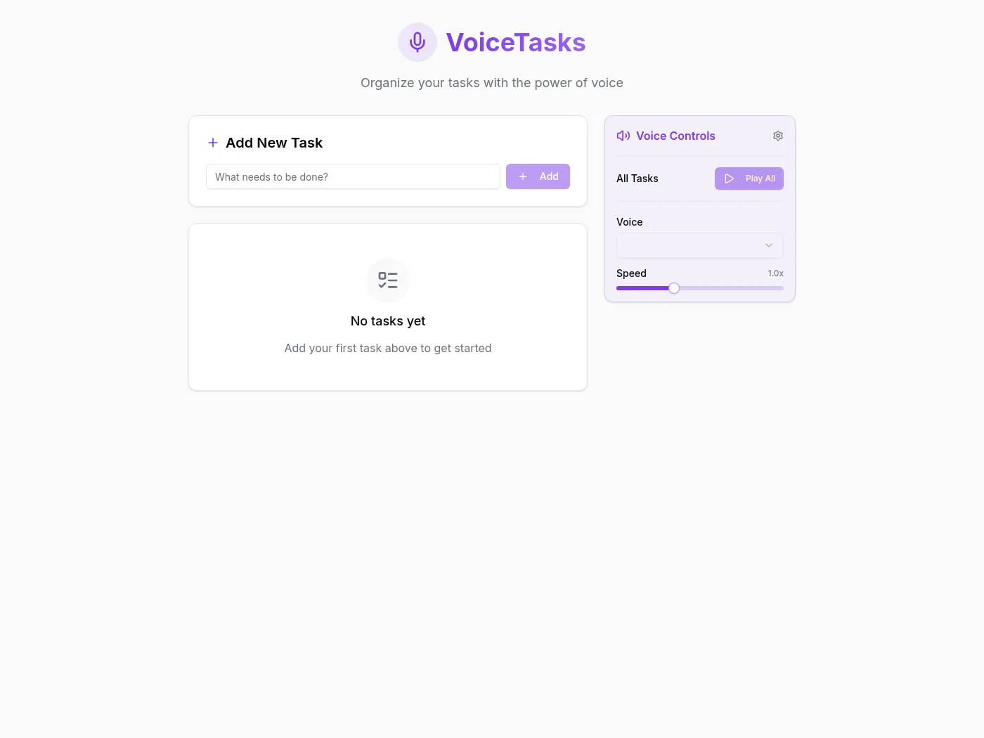 Text-to-Speech To-Do App