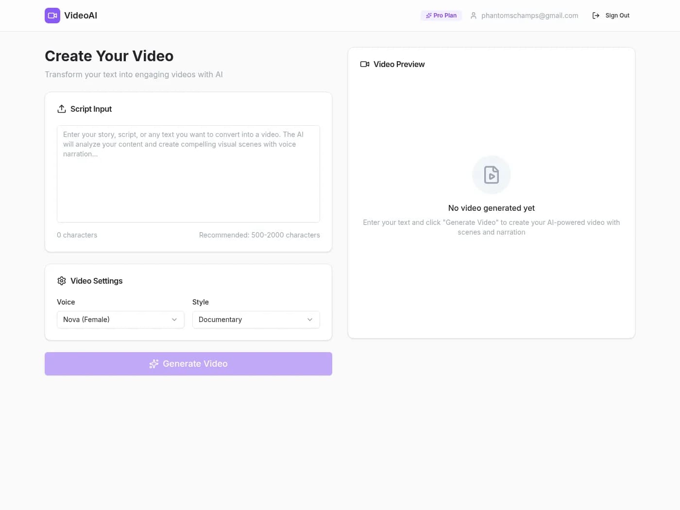 Text to Video Generator