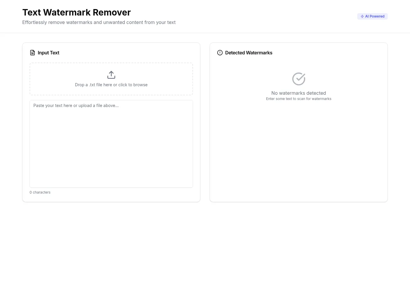 Text Watermark Remover