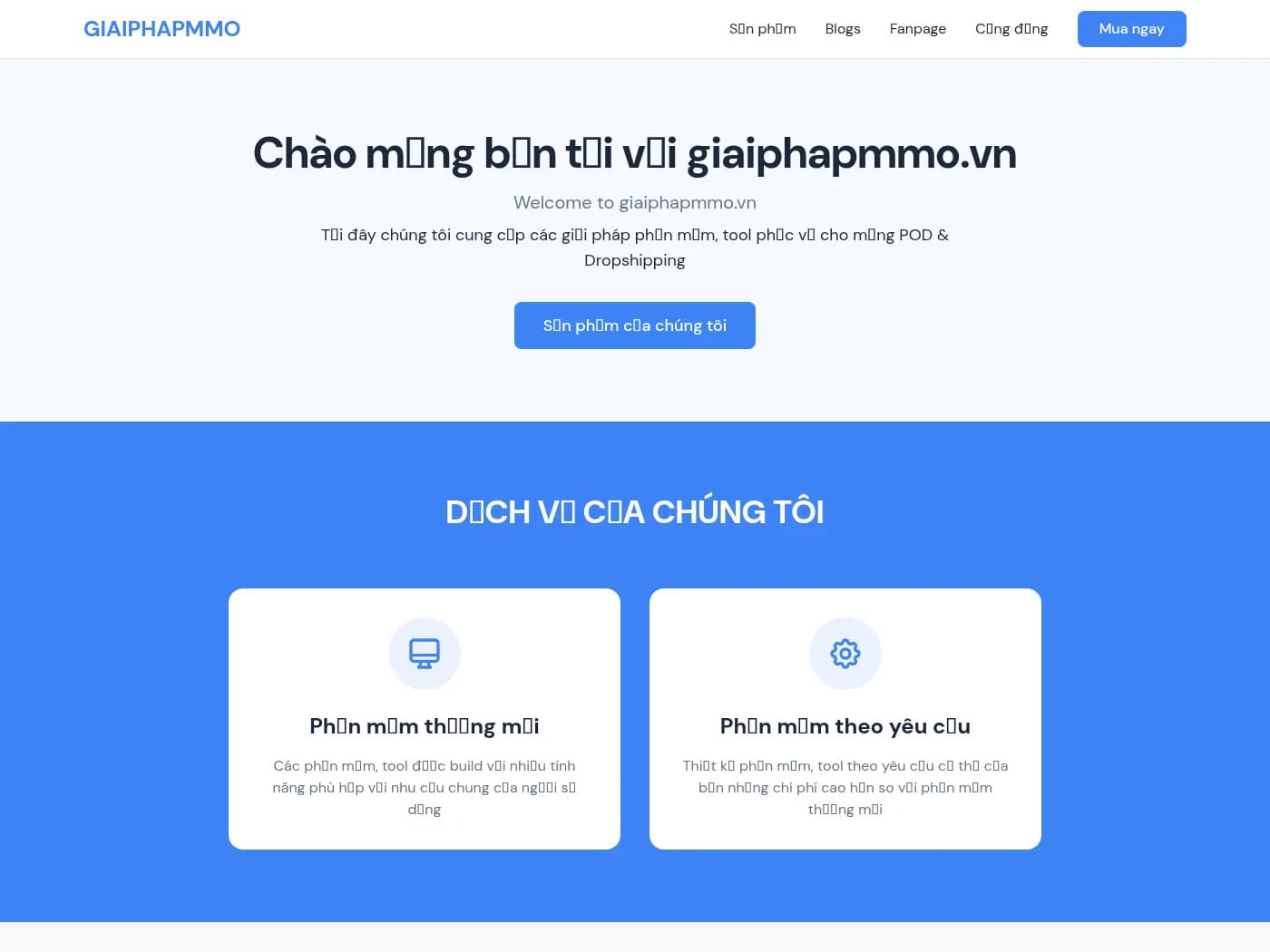 Thai Business Solution Showcase Website