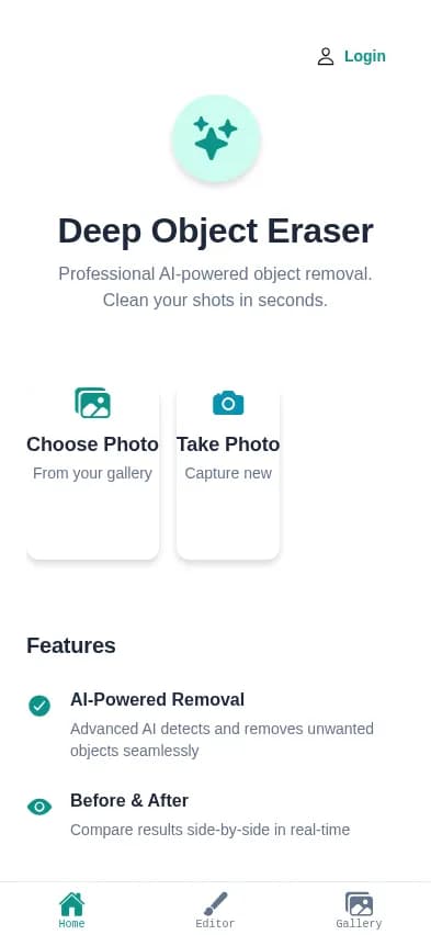The Deep Object Eraser: AI-Powered Mobile Photo & File Object Removal