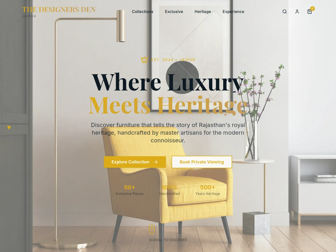 The Designers Den – Ultra-Luxury Online Furniture Experience