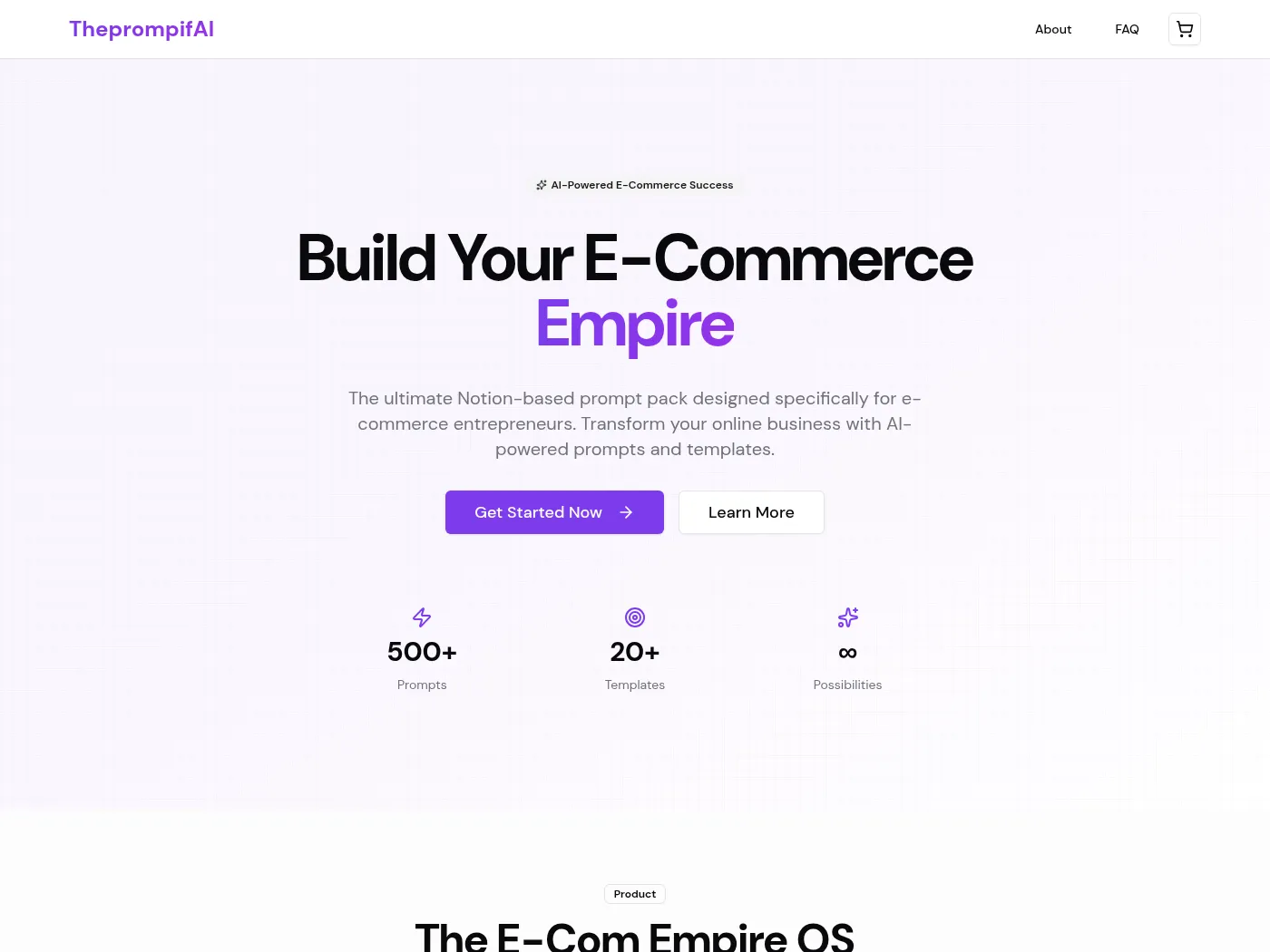 The E-Com Empire OS Store for TheprompifAI