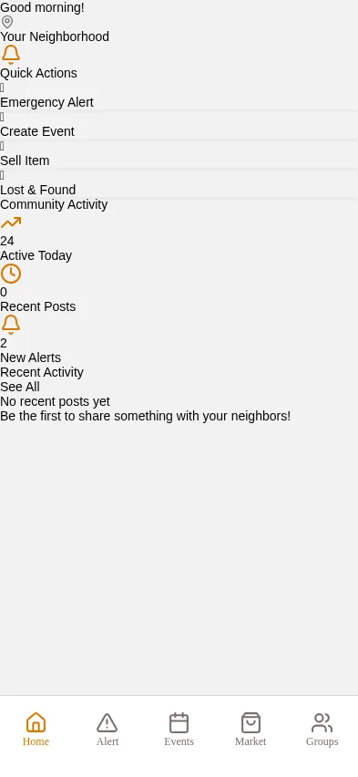 The Lamplight - Neighborhood Communication & Safety Mobile App