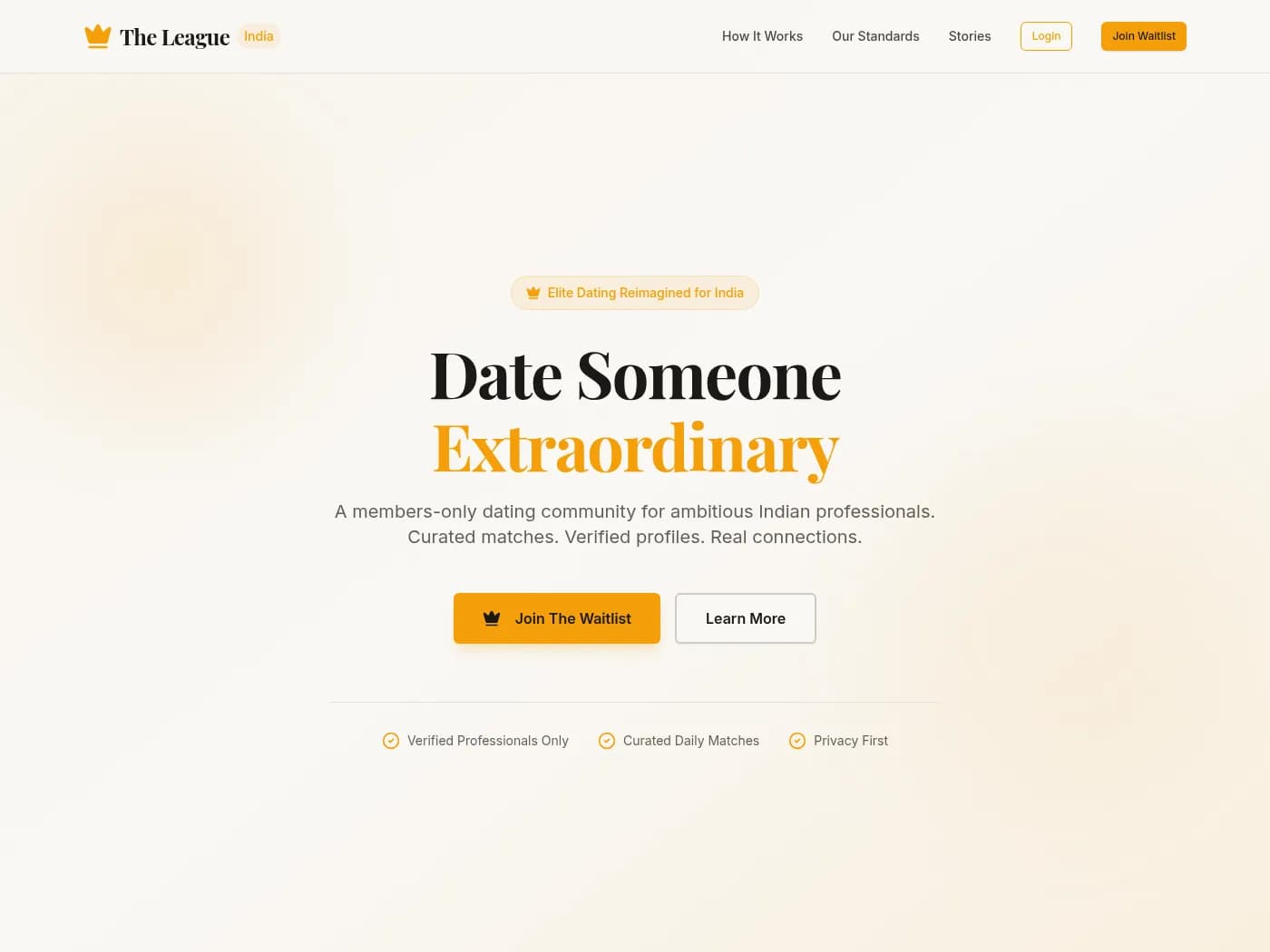 The League India – Elite Dating Platform for Indian Professionals