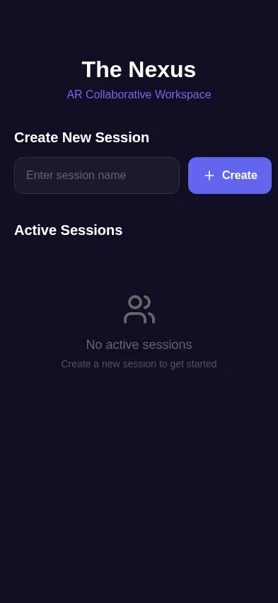 The Nexus: Real-Time AR Collaborative Workspace