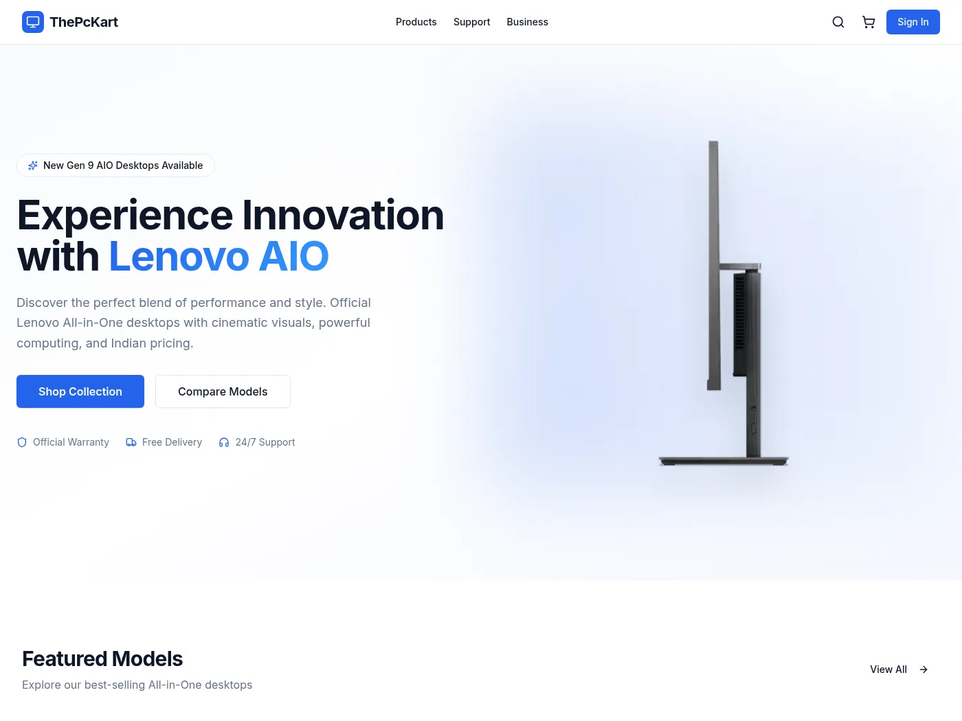 ThePcKart: Showcase and Price Comparison for Lenovo All-in-One Desktops