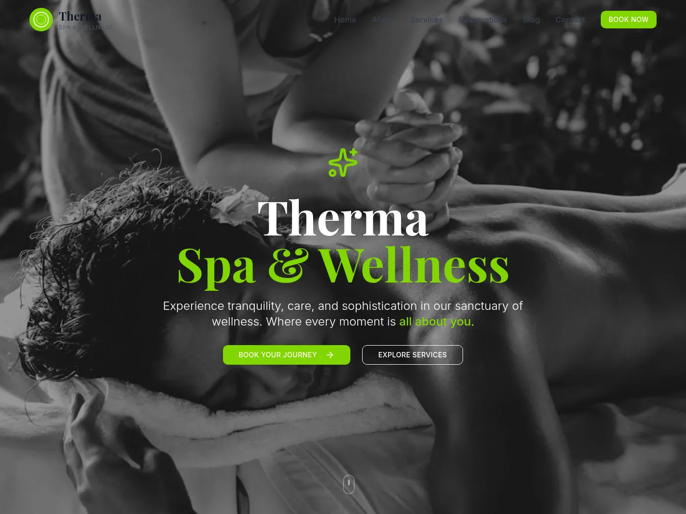 Therma Spa & Wellness Website