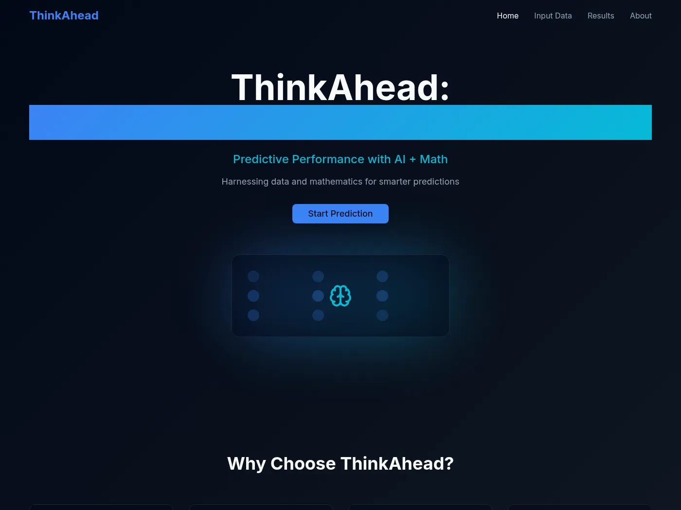 ThinkAhead: AI-Powered Study Prediction App