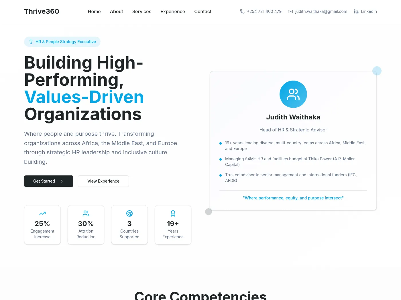 Thrive360: Building High-Performing, Values-Driven Organizations