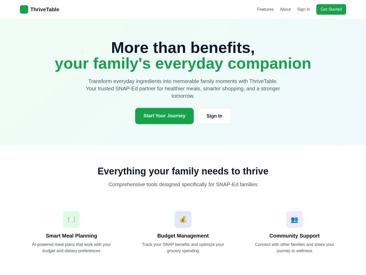 ThriveTable