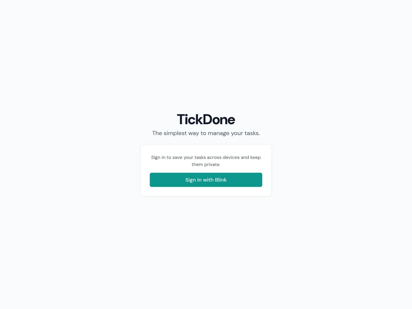 TickDone To-Do App
