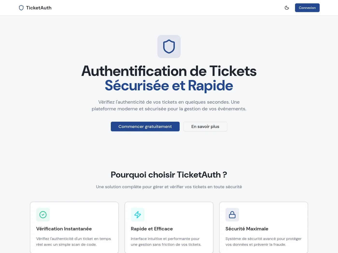 Ticket Auth Portal