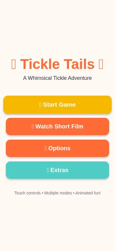 Tickle Tails: Animated Touch Game