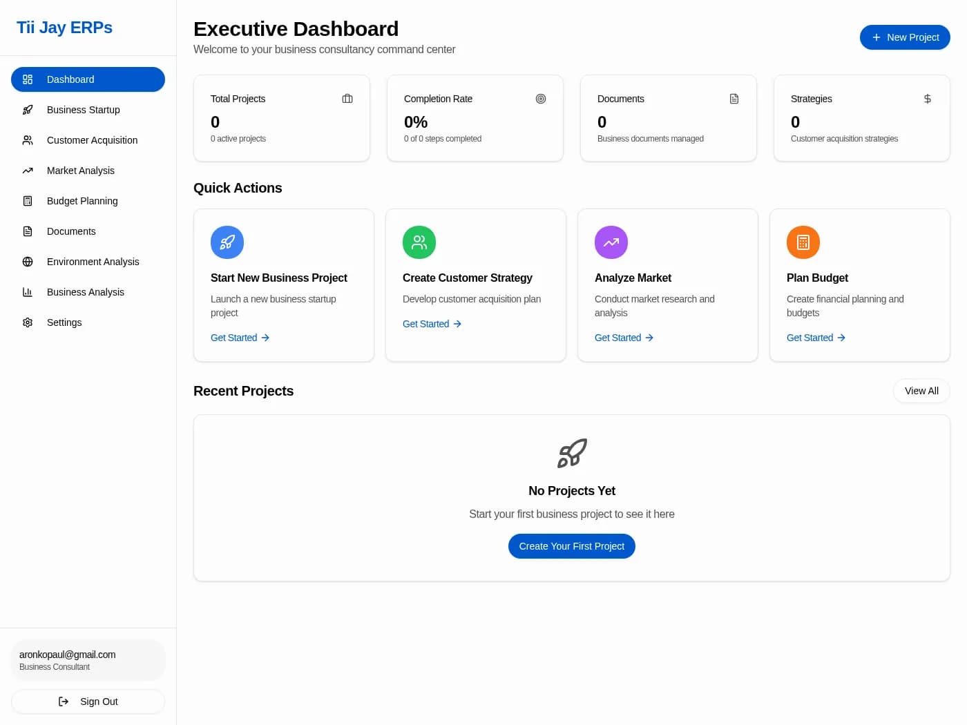 Tii Jay ERPs: Integrated Business Consultancy Platform