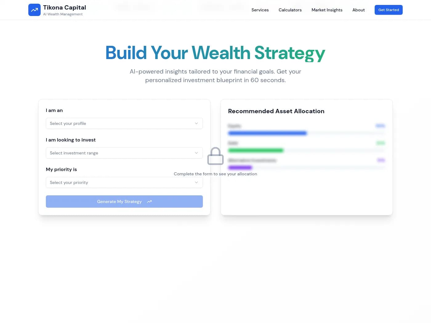 Tikona Capital AI Wealth Platform (Fintech Lead Acquisition Revamp)