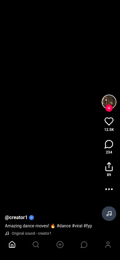 TikTok Clone - Short Video Social Platform