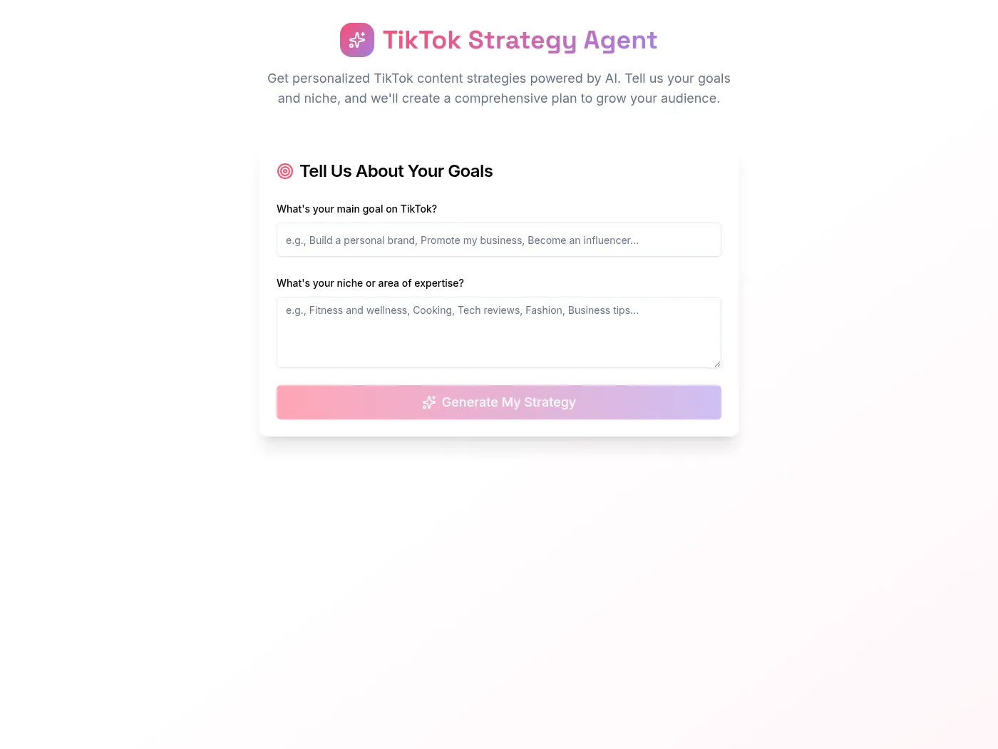 TikTok Content Strategy Agent