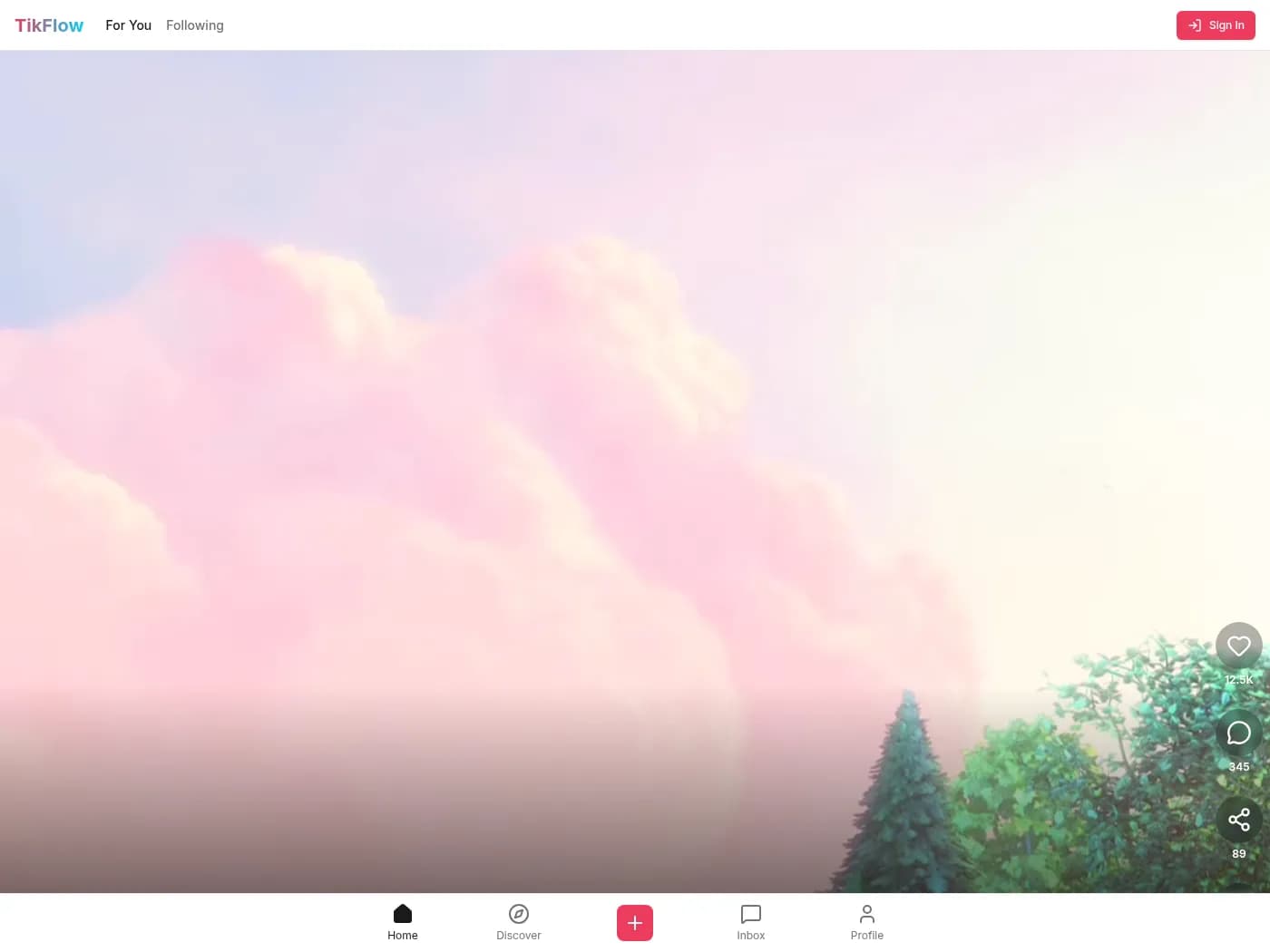 TikTok Link Web App