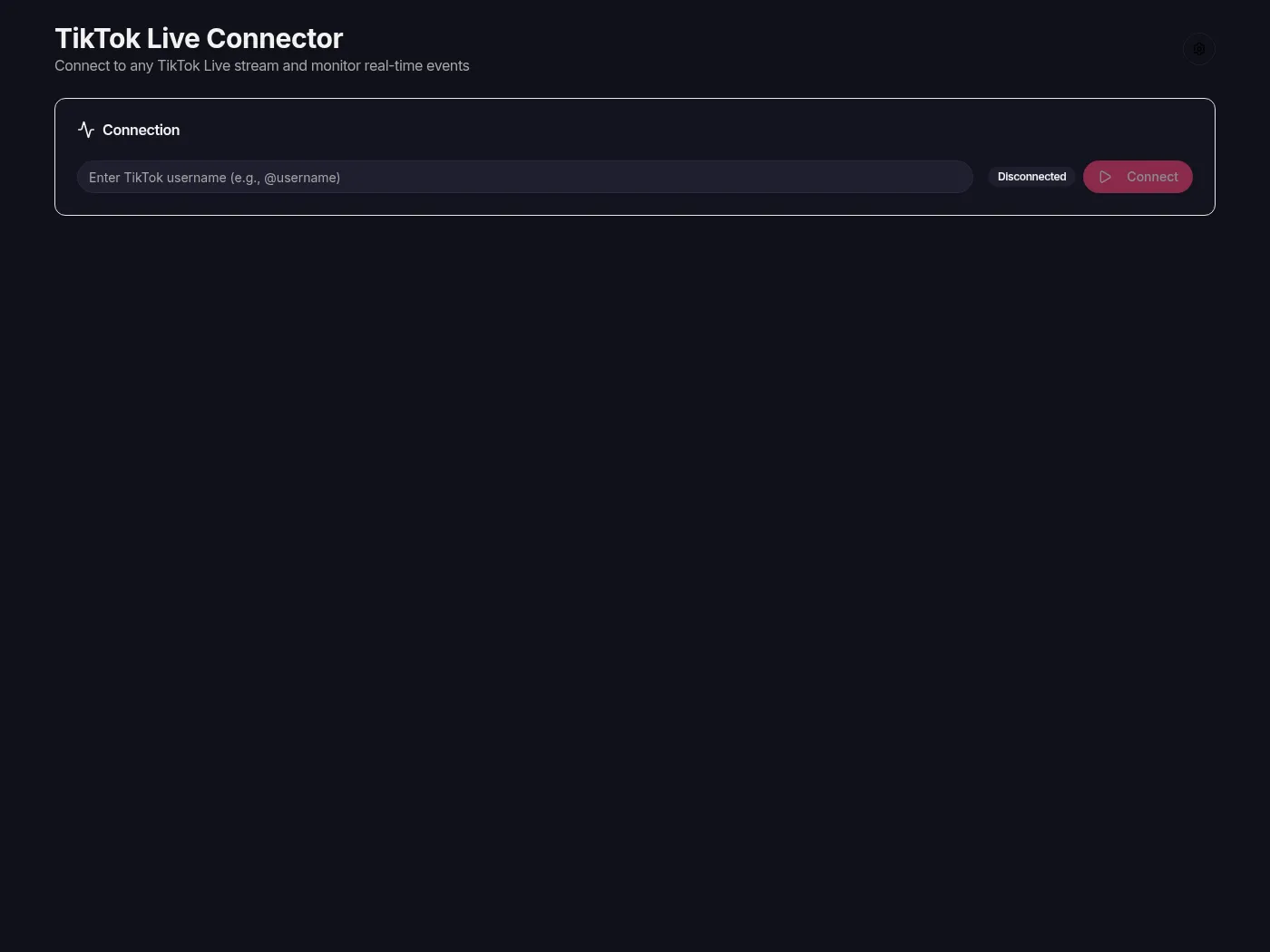 TikTok Live Connector