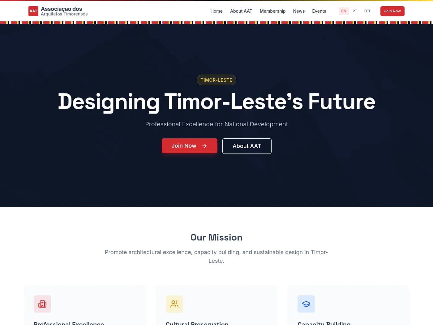 Timorese Architects Association Official Website