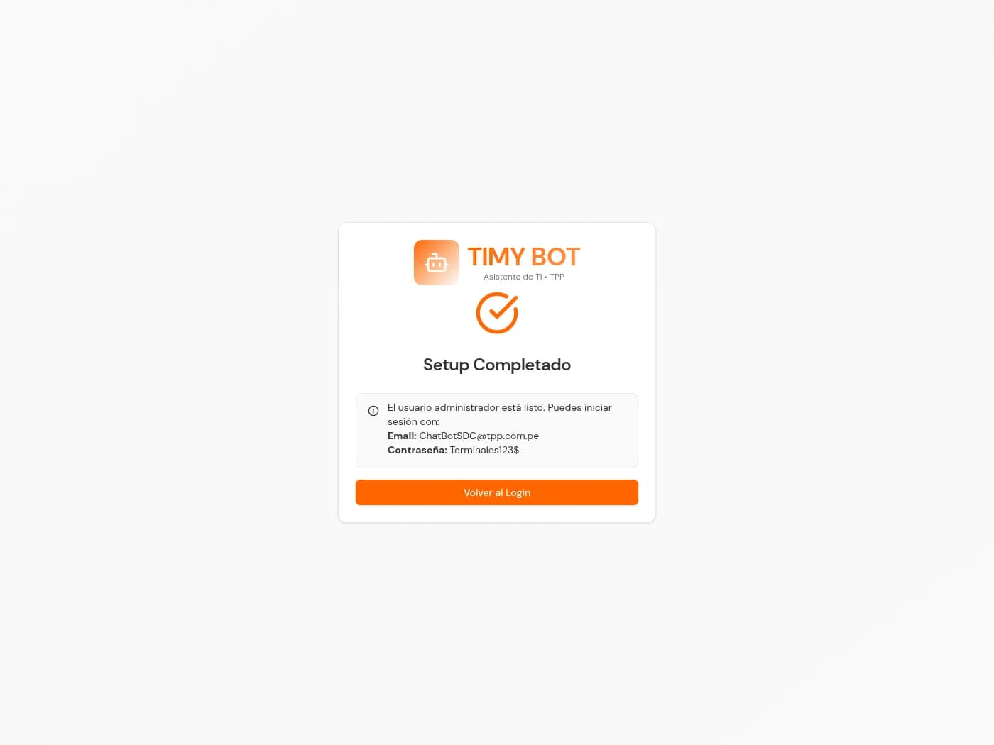TIMY BOT: Agente de soporte informático con IA para Terminales Portuarios Peruanos
