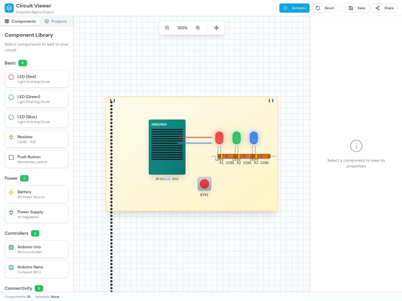 Tinkercad Circuit Design Web Viewer