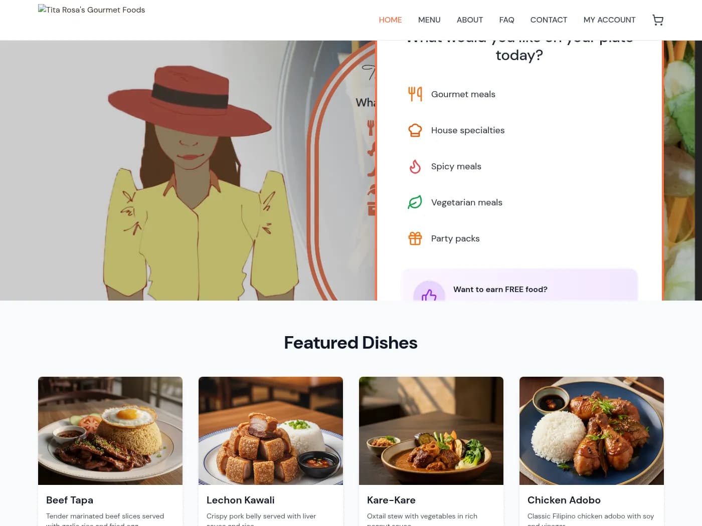Titarosa Food Delivery Web Replica