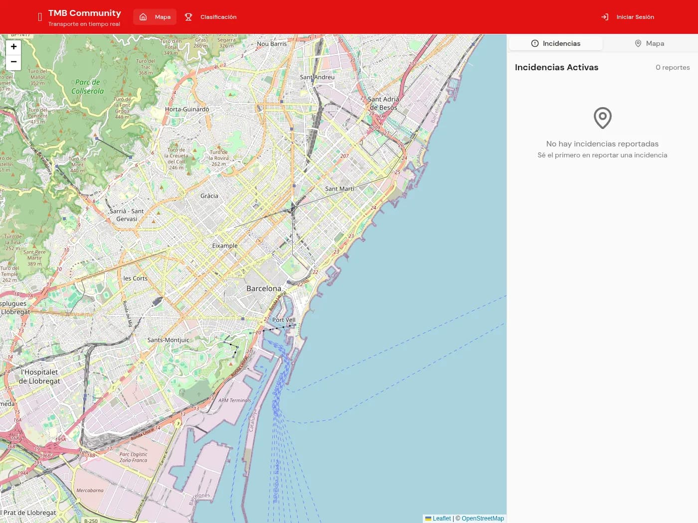 TMB Real-Time Transit Map & Gamified Report System