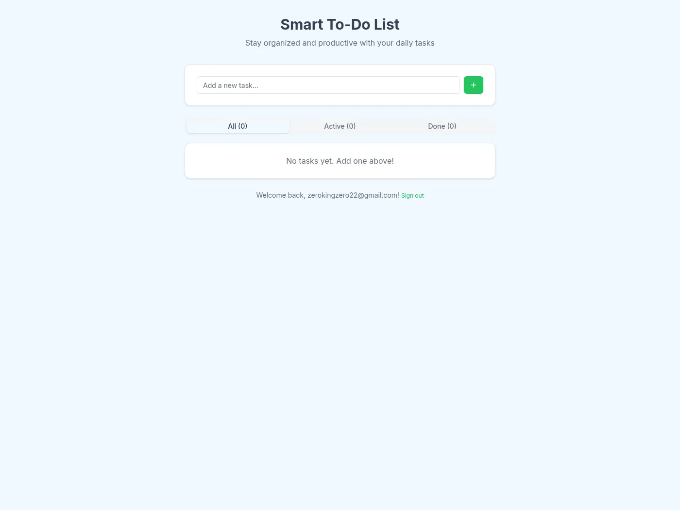 Smart To-Do List App