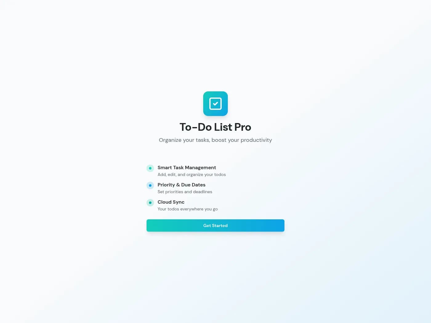 To-Do List Pro