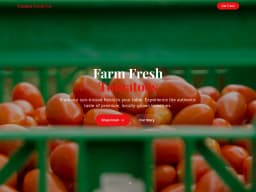 Tomato Company Landing Page