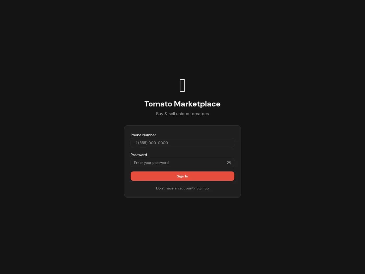 Tomato Marketplace: Buy & Sell Unique Tomatoes with Secure, Social Features